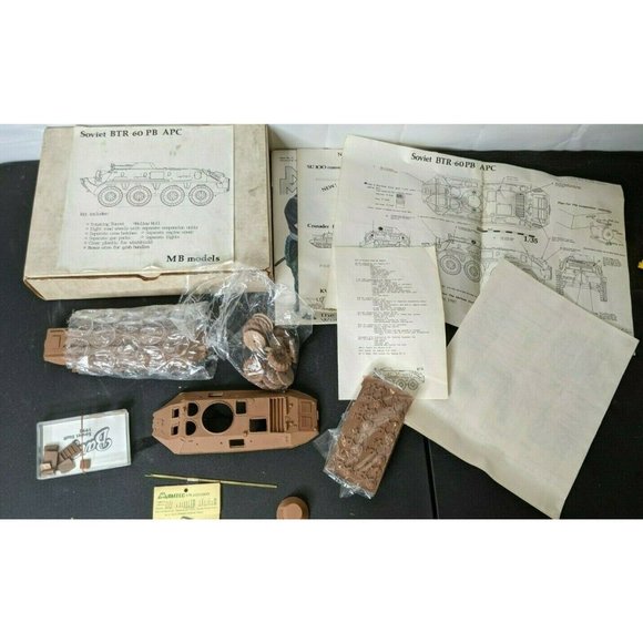 MB | Toys | Mb Models 35 Resin Model Kit Soviet Russian Btr 6 Pb Apc ...
